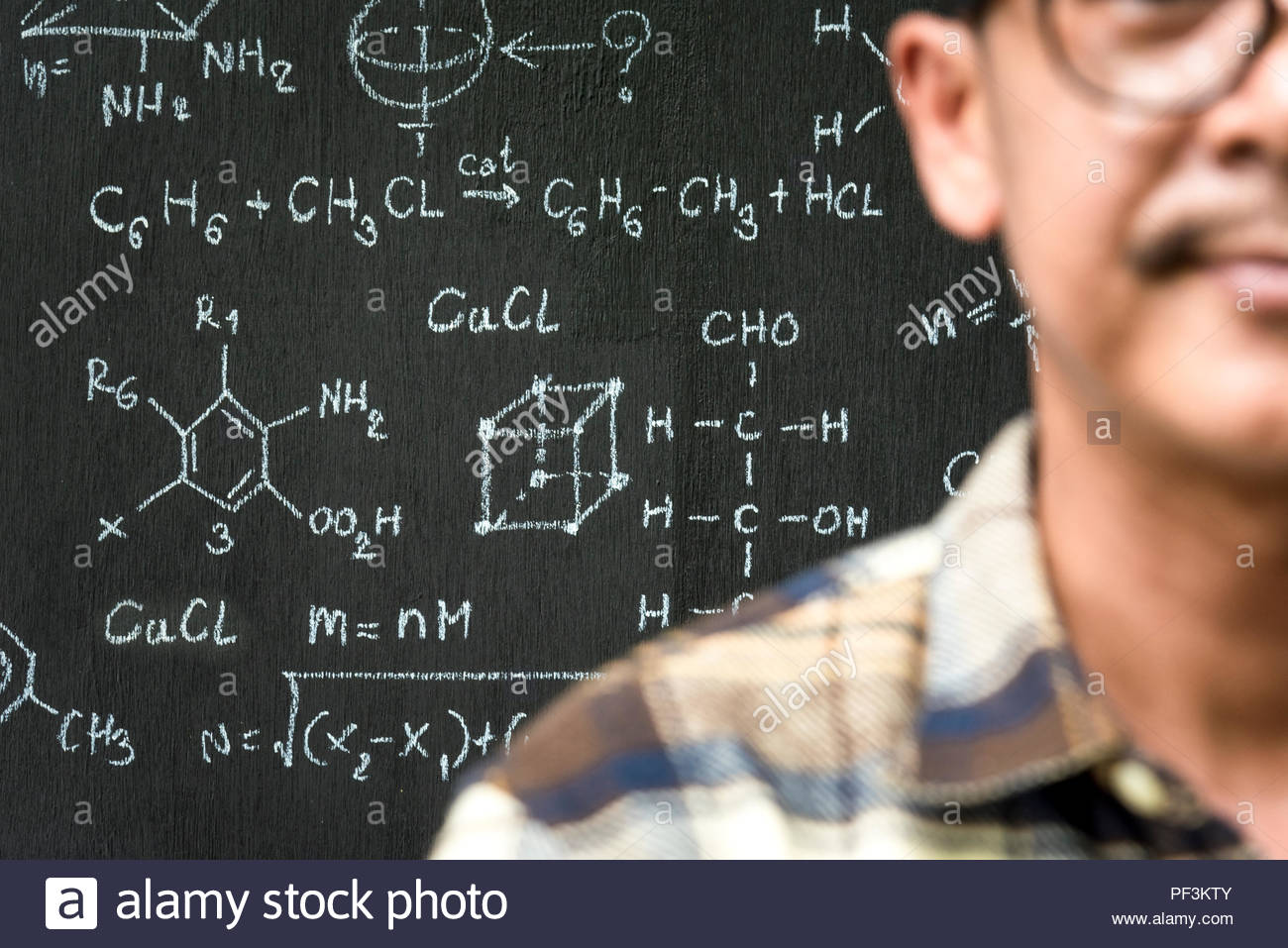 Math Chalkboard Professor Stock Photos & Math Chalkboard Professor ...
