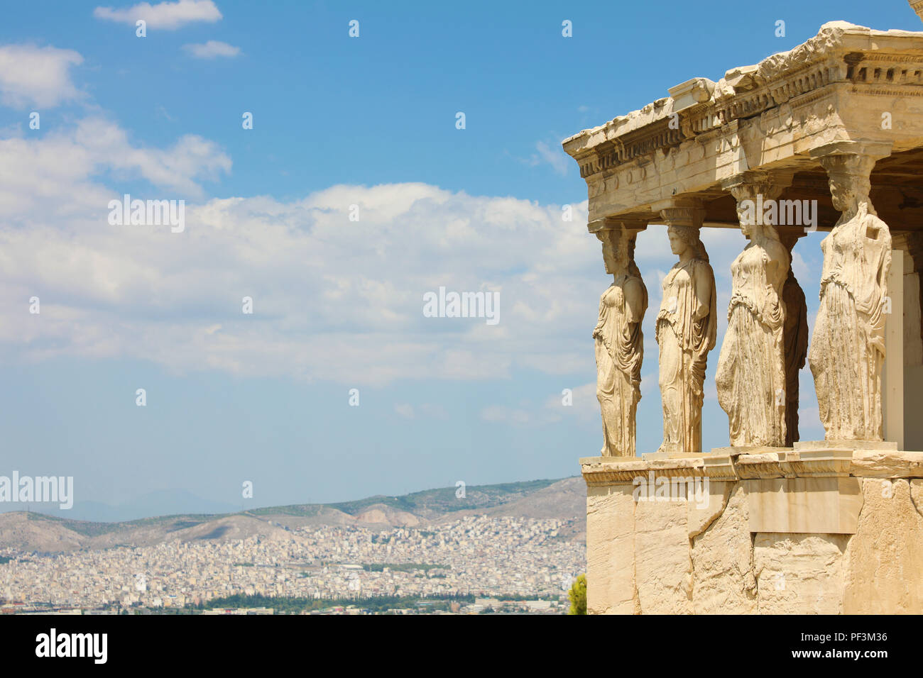 Erechtheion caryatids detail hi-res stock photography and images - Alamy
