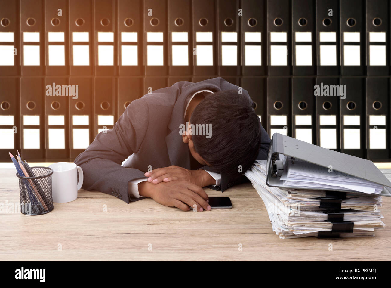 Sitting stressed hi-res stock photography and images - Alamy