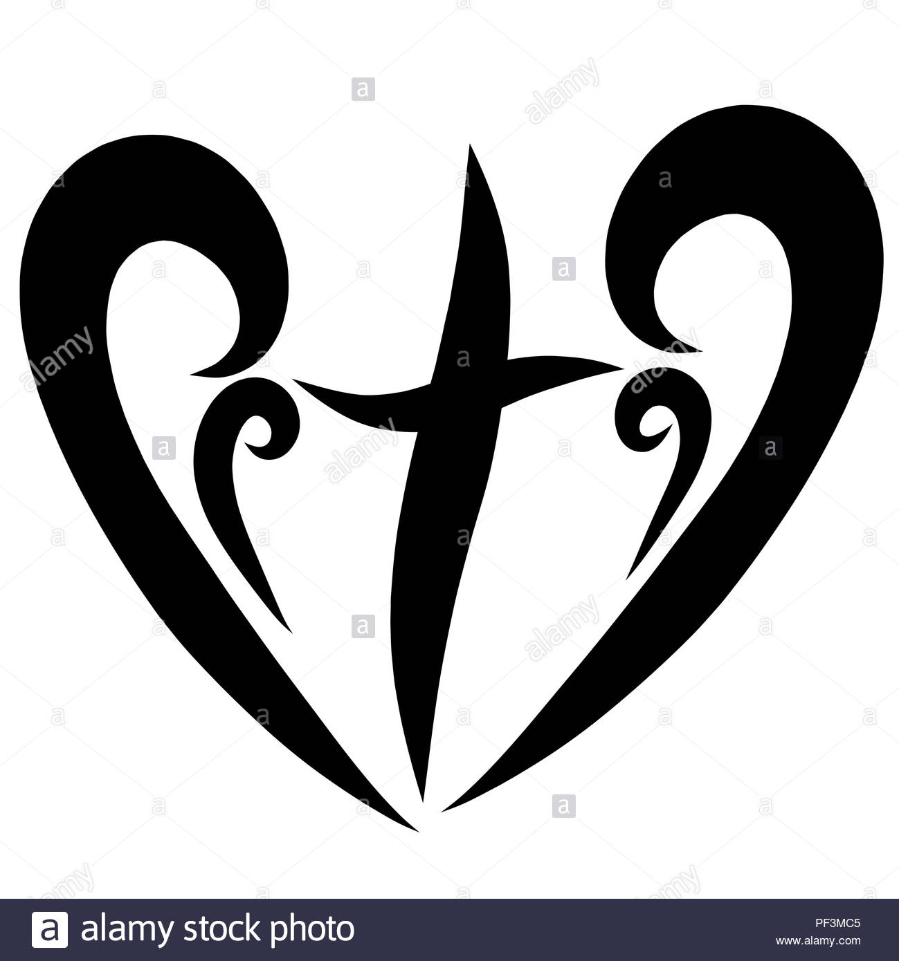 Christian Symbolism Black and White Stock Photos & Images - Alamy