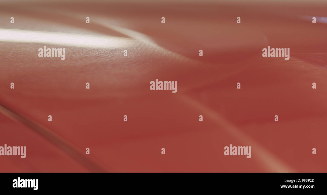 closeup red car polishing, wide photo Stock Photo - Alamy