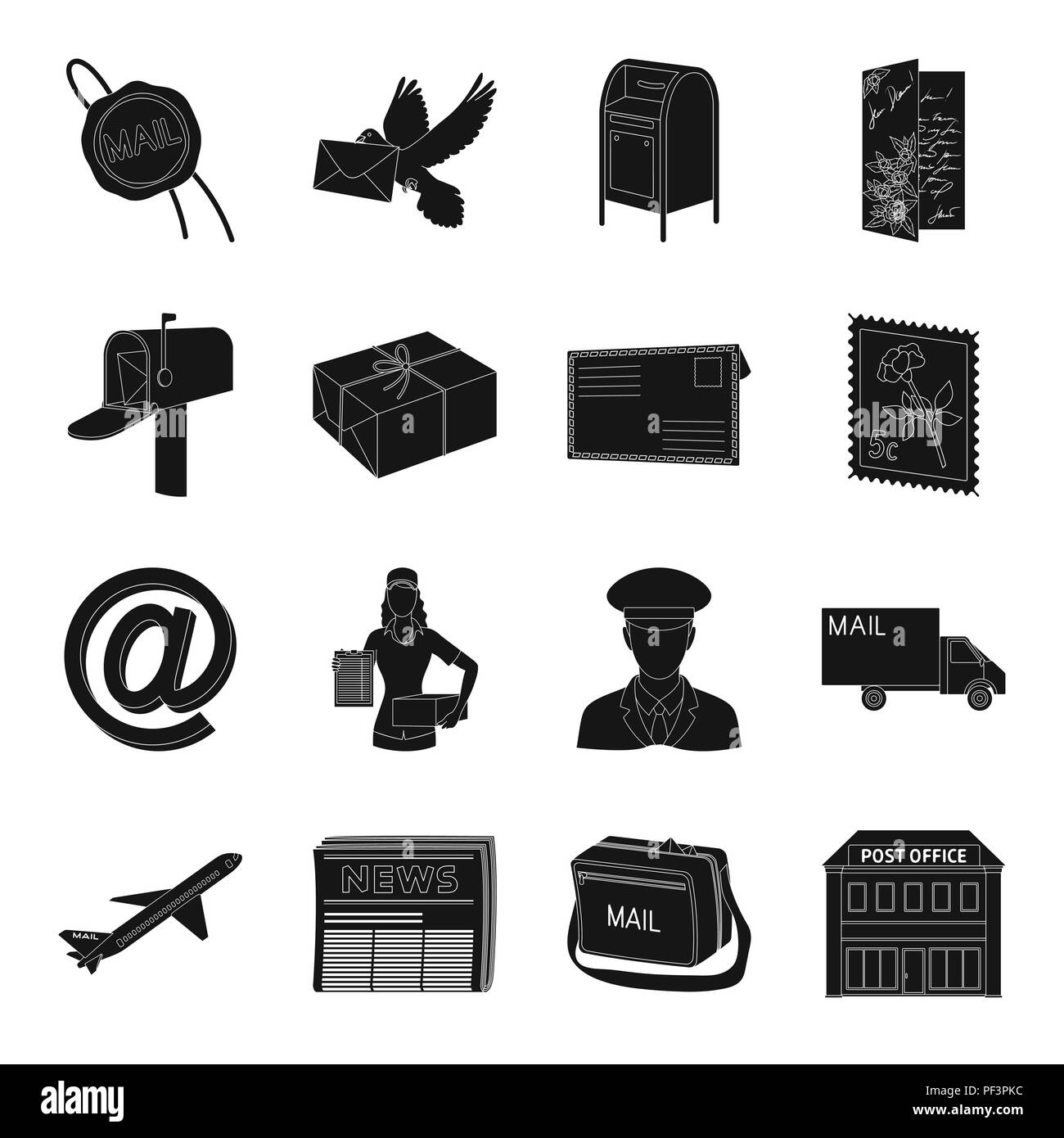 Letter mail machine Black and White Stock Photos & Images - Alamy