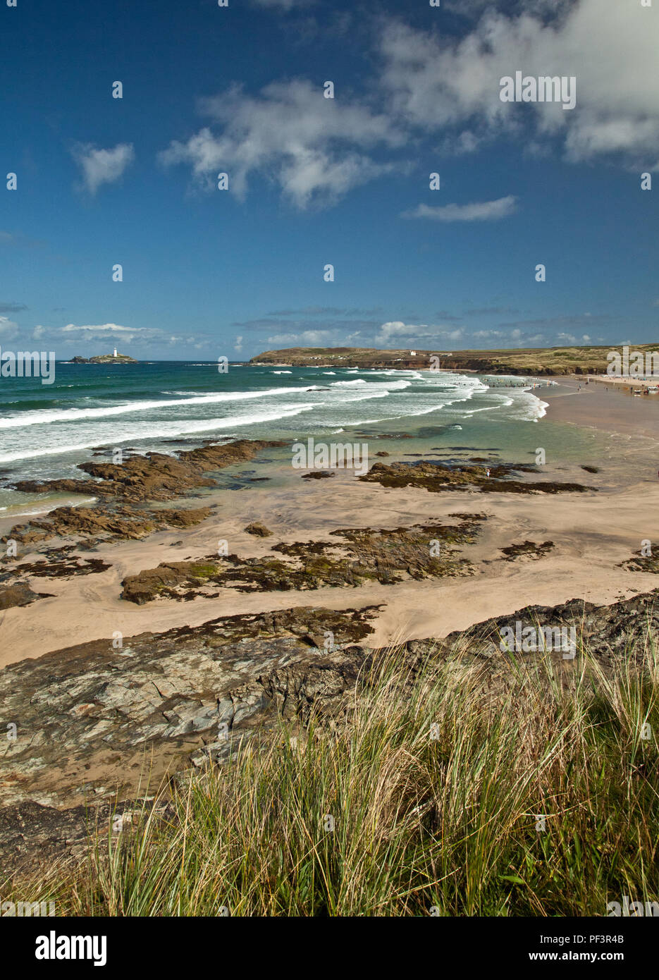 Godrevy surf hi-res stock photography and images - Alamy