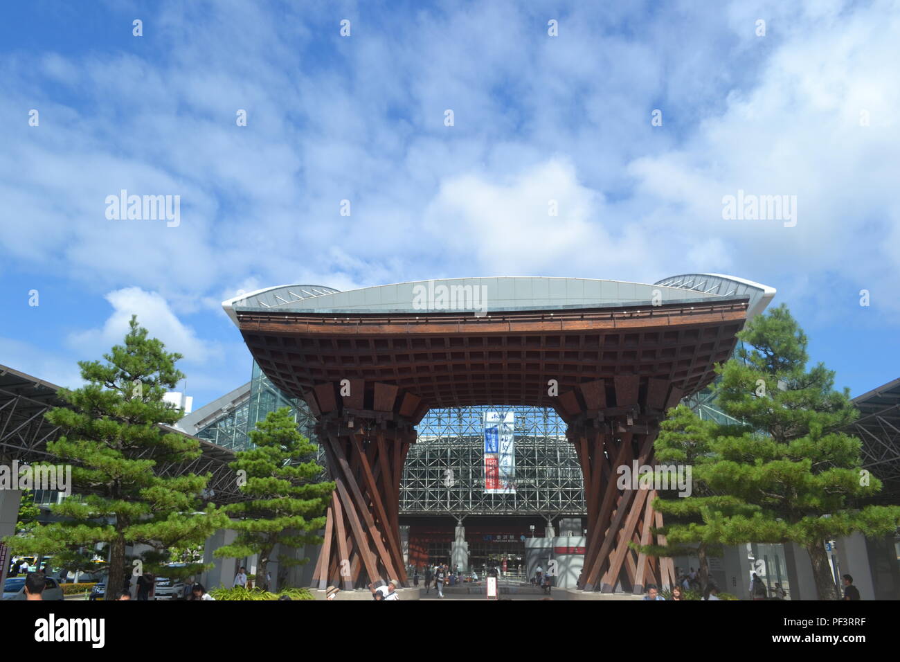 Entrance of Kanazawa station Stock Photo - Alamy