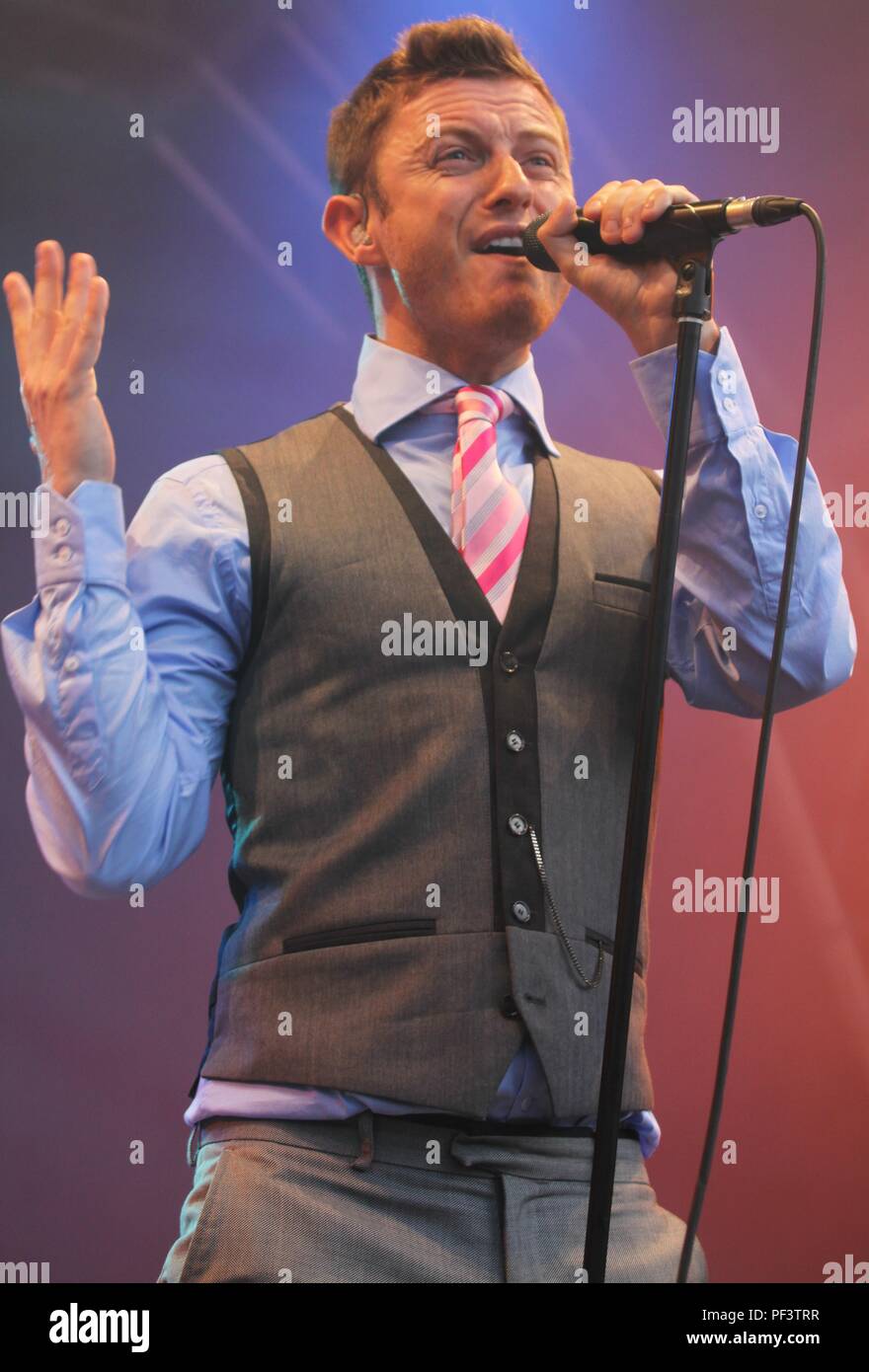 Blackpool,Uk Blackpool illuminations switch on featuring Joe McElderry ...