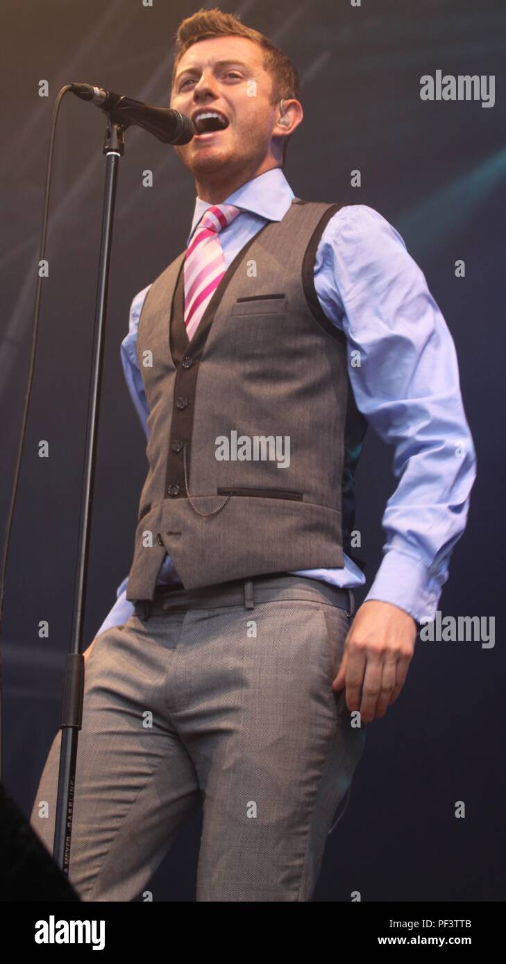 Blackpool,Uk Blackpool illuminations switch on featuring Joe McElderry ...