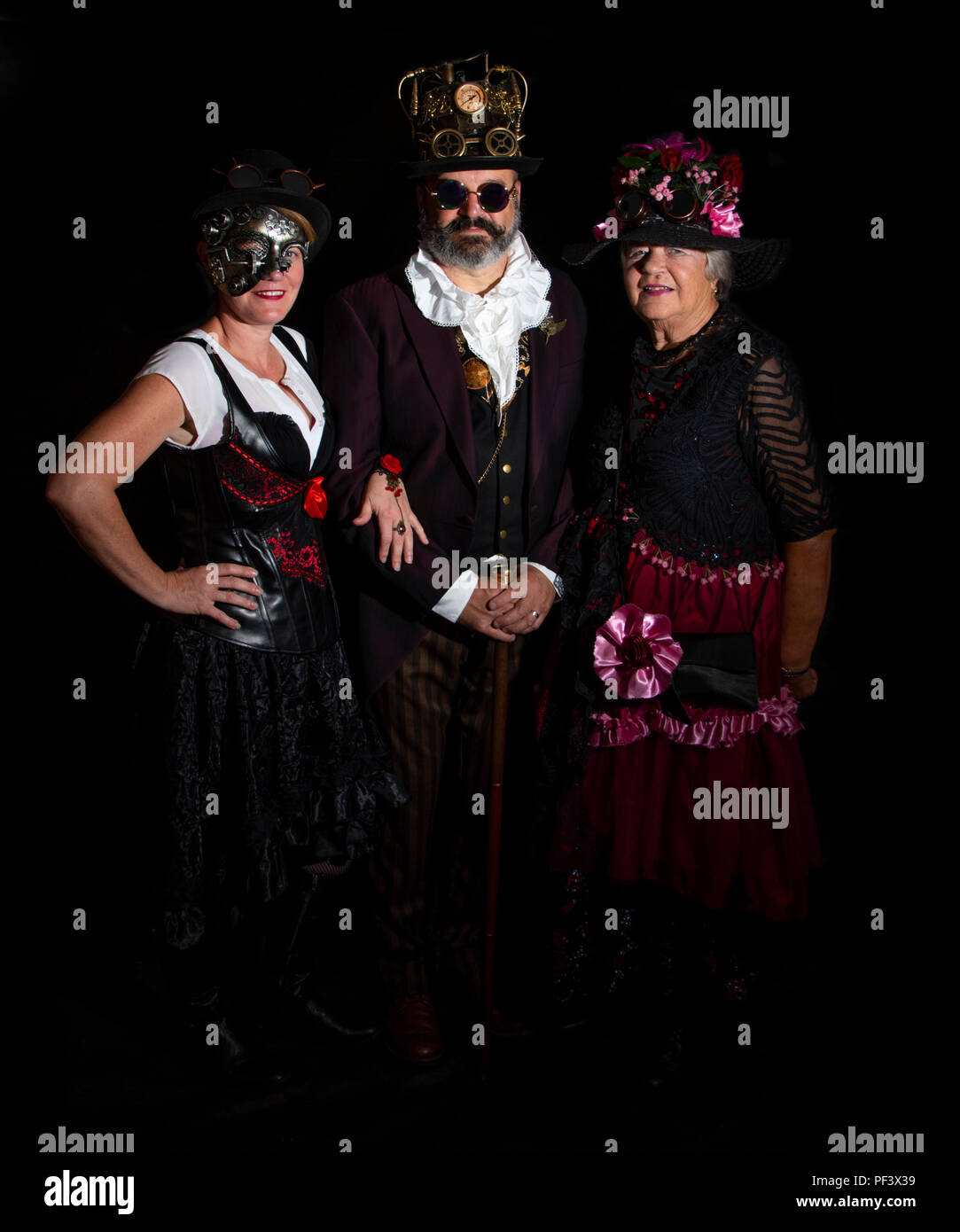 Steam punk studio - low key setting Stock Photo - Alamy