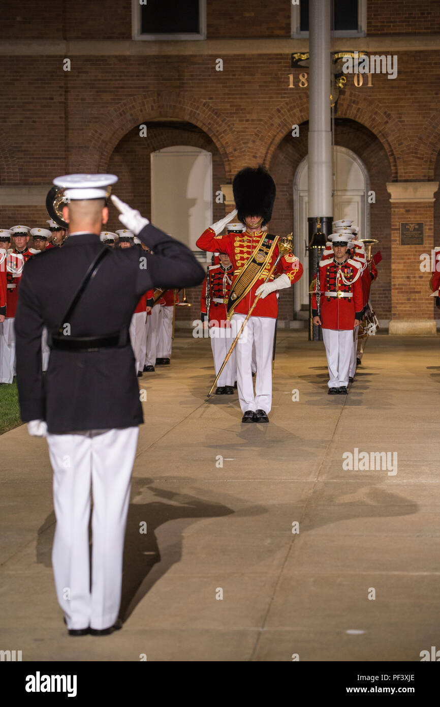 Master Gunnery Sgt. Duane F. King, drum major, “The President’s Own” U ...