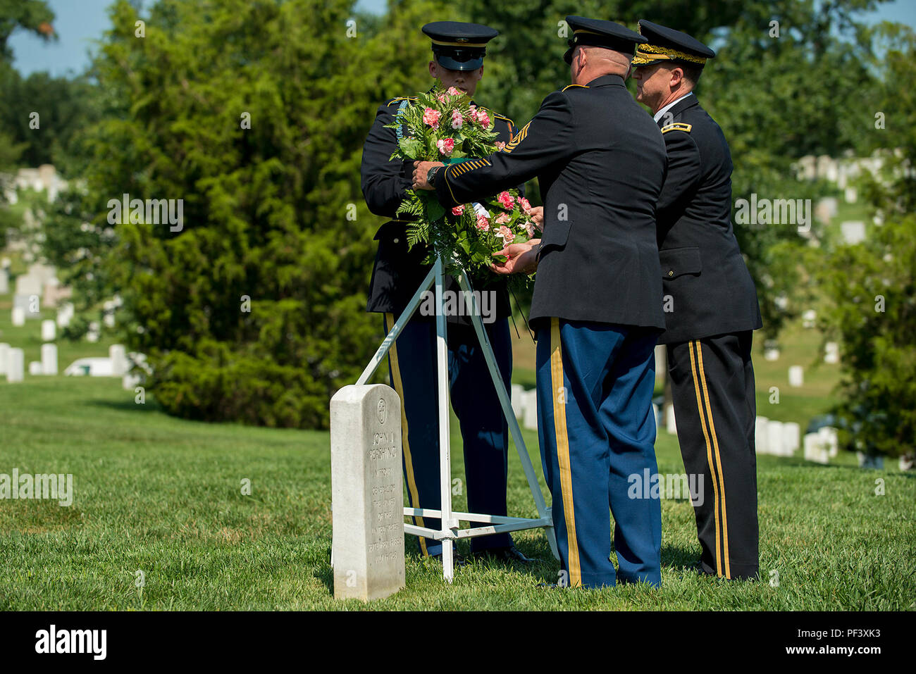 Command Sgt. Maj. Richard Johnson, left, command sergeant major of ...