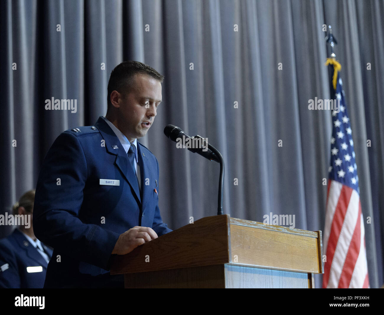 Capt. Jeffrey Bartz, a chaplain assigned to the the 107th Attack Wing ...