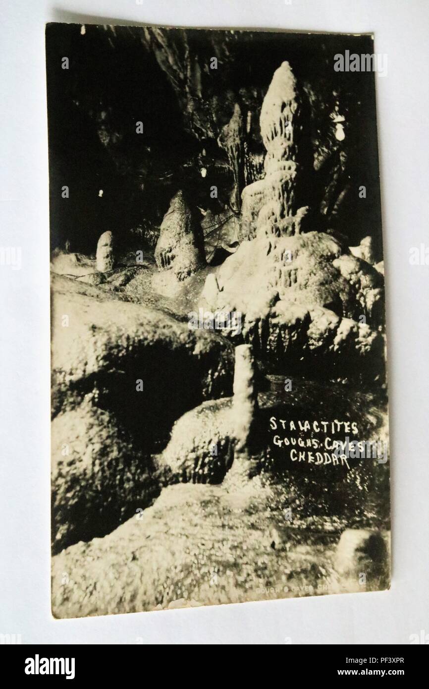 Cheddar cave postcard hi-res stock photography and images - Alamy