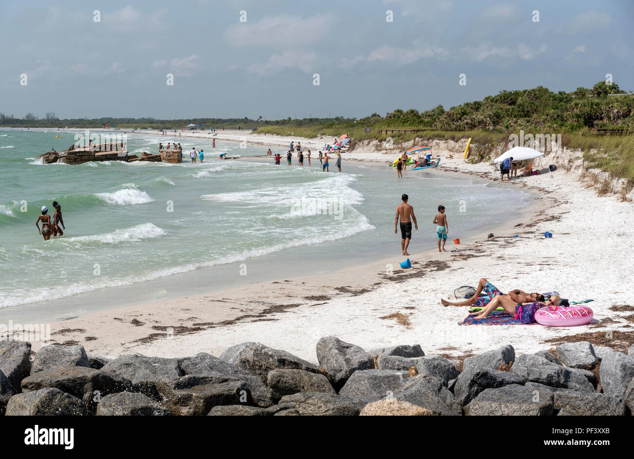 Beach at the Fort DeSoto National Park, Florida, USA Stock Photo - Alamy