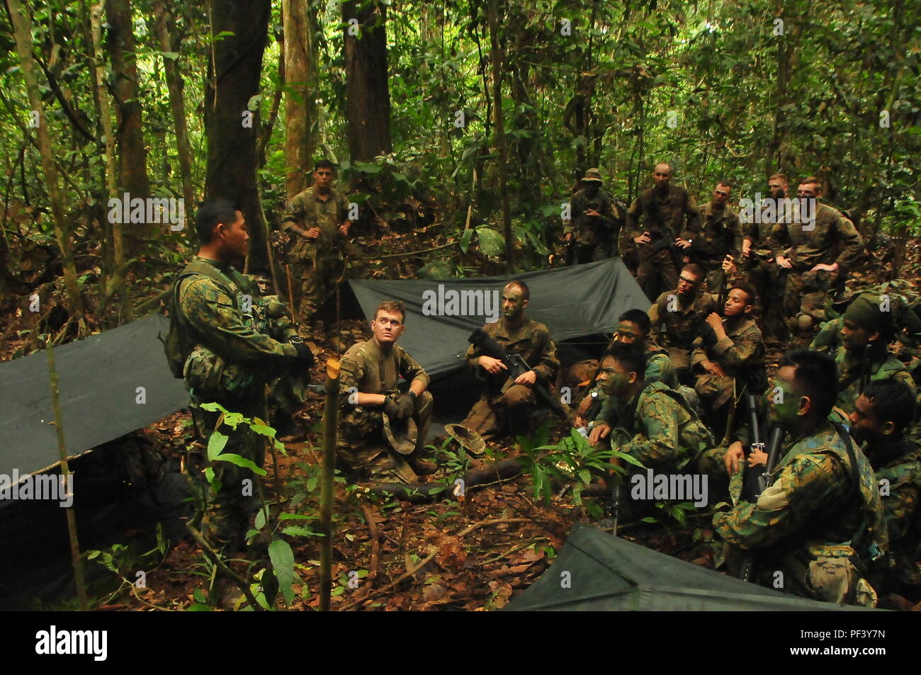 PENANJONG GARRISON, Brunei— A Soldier with the 1st Battalion, Royal ...