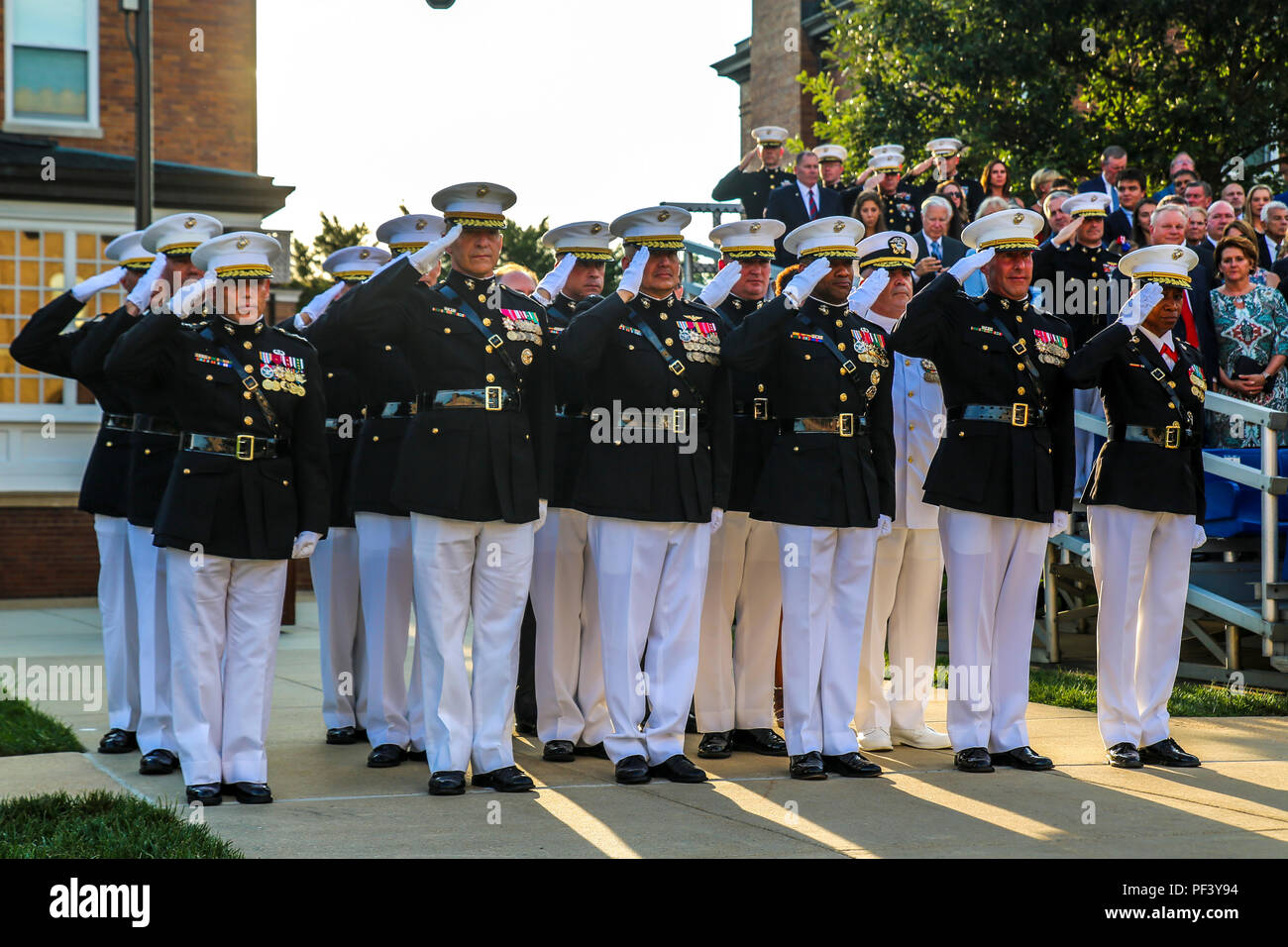 Marines with Marine Barracks Washington D.C. hosted a Brigadier General ...