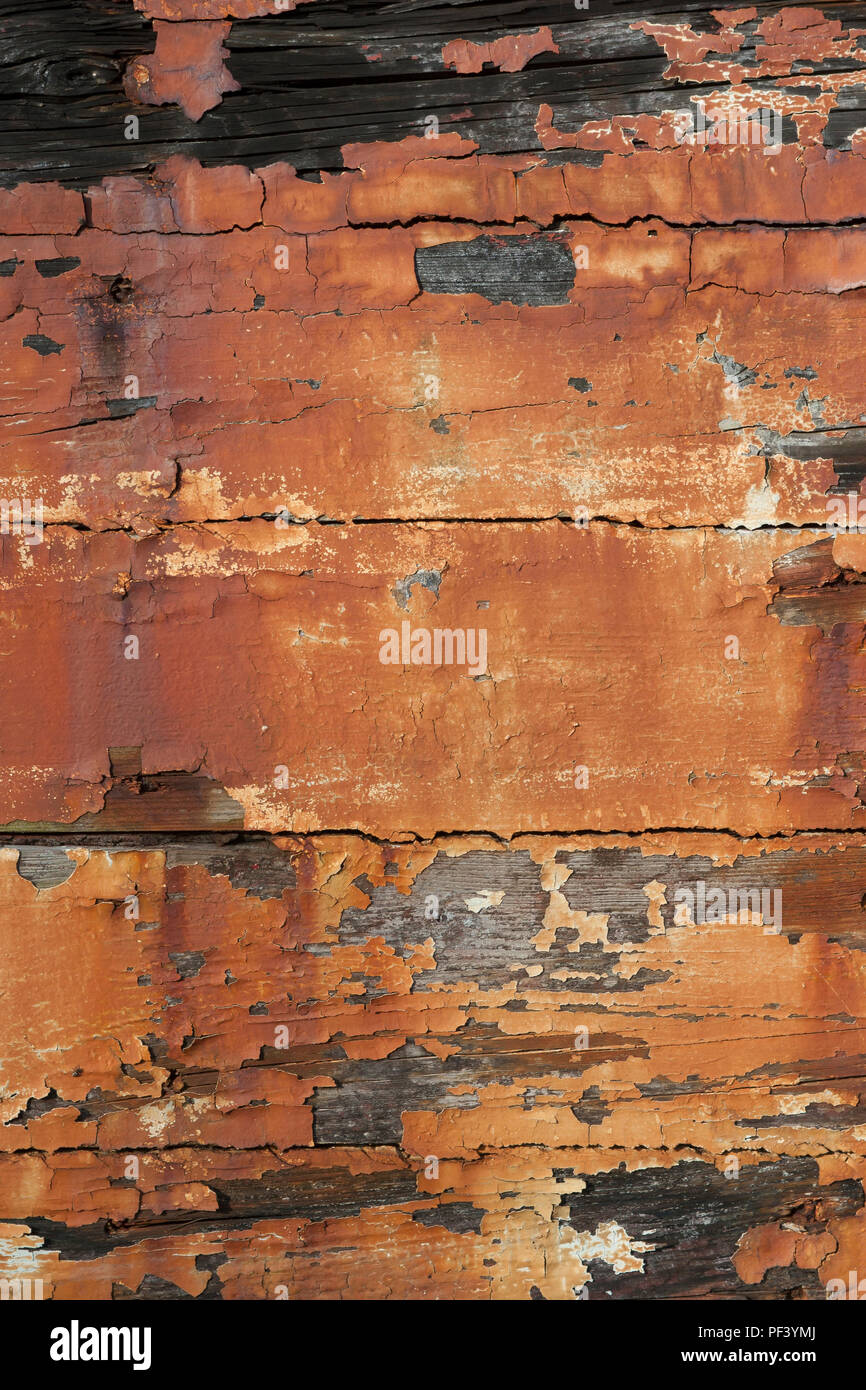 Distressed wood texture with flaking paint Stock Photo - Alamy