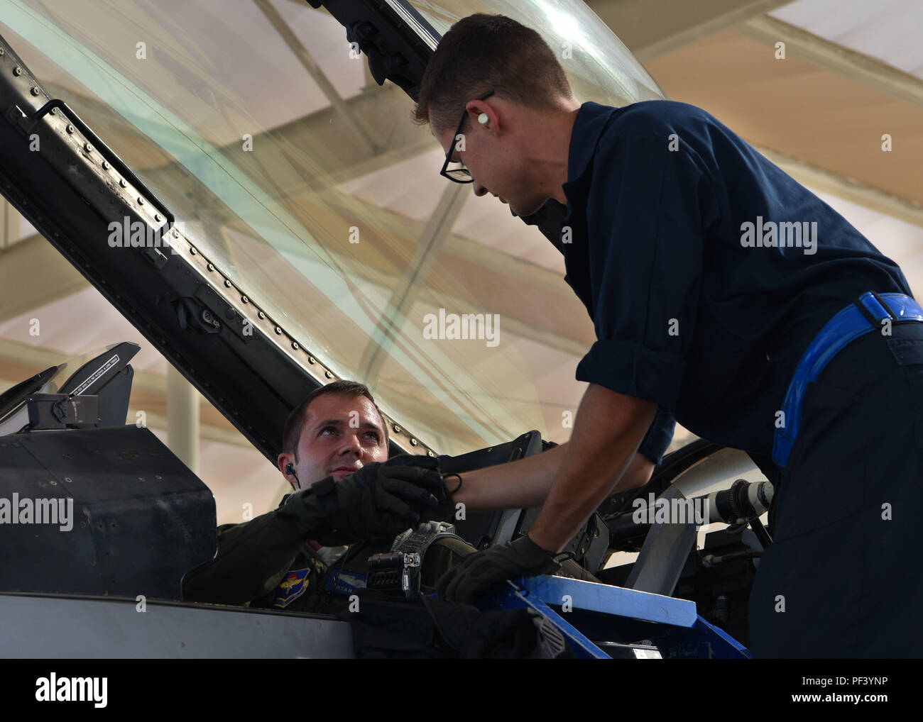 U.S. Air Force Capt. Ryan Neely, 309th Fighter Squadron B flight ...