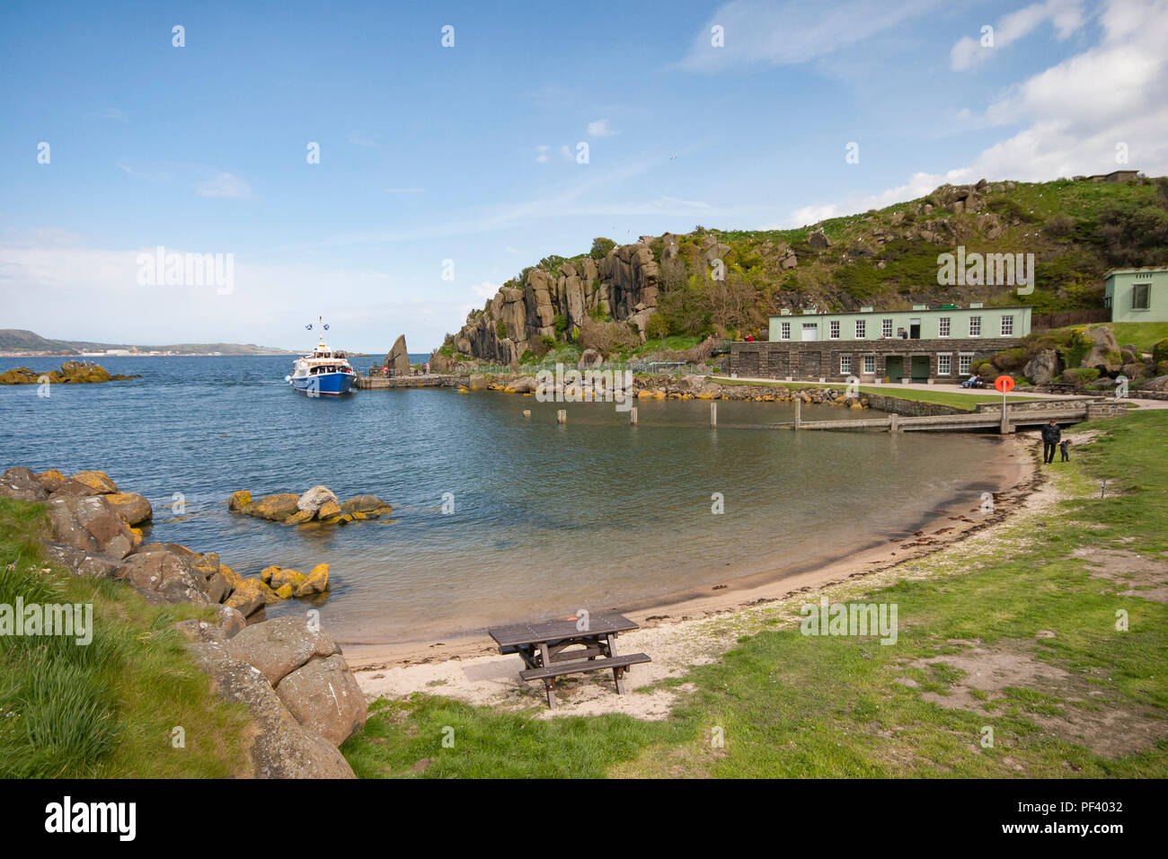 Inchcolme Island on the Firth of Forth Stock Photo - Alamy