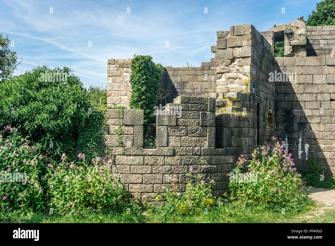 Liverpool Castle at Lever Park, Rivington, Bolton Stock Photo - Alamy