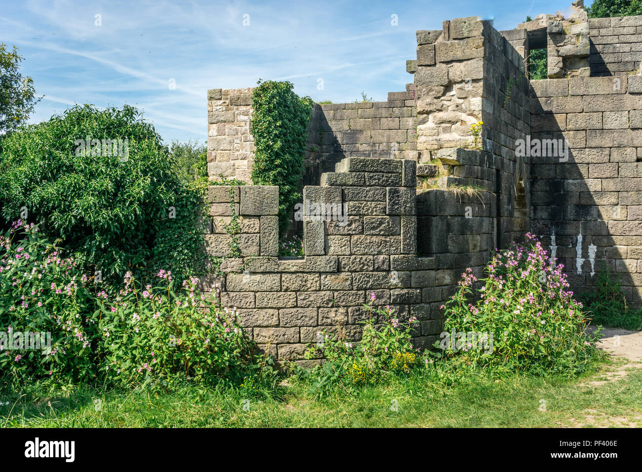 Liverpool Castle at Lever Park, Rivington, Bolton Stock Photo - Alamy