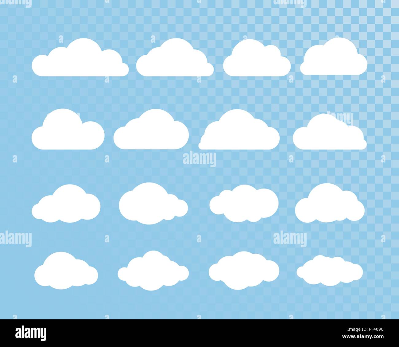 White cloud design hi-res stock photography and images - Alamy
