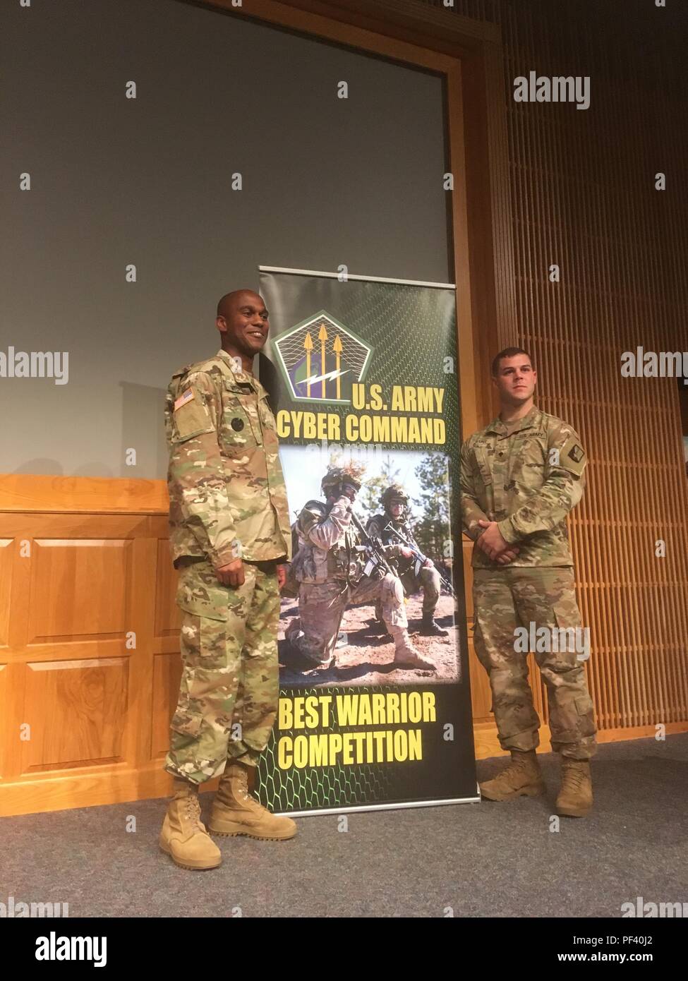 The winners: Sgt. 1st Class Deon Myers (left) and Spc. Tyler Gadapee of ...