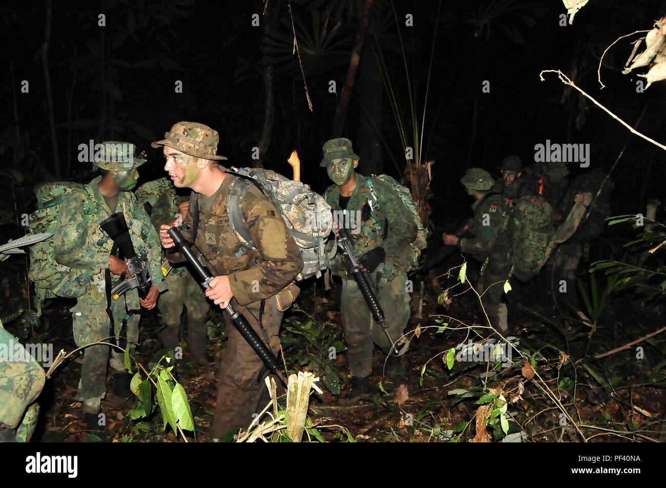 PENANJONG GARRISON, Brunei— Pvt. 2nd Class Matthew Graham, assigned to ...