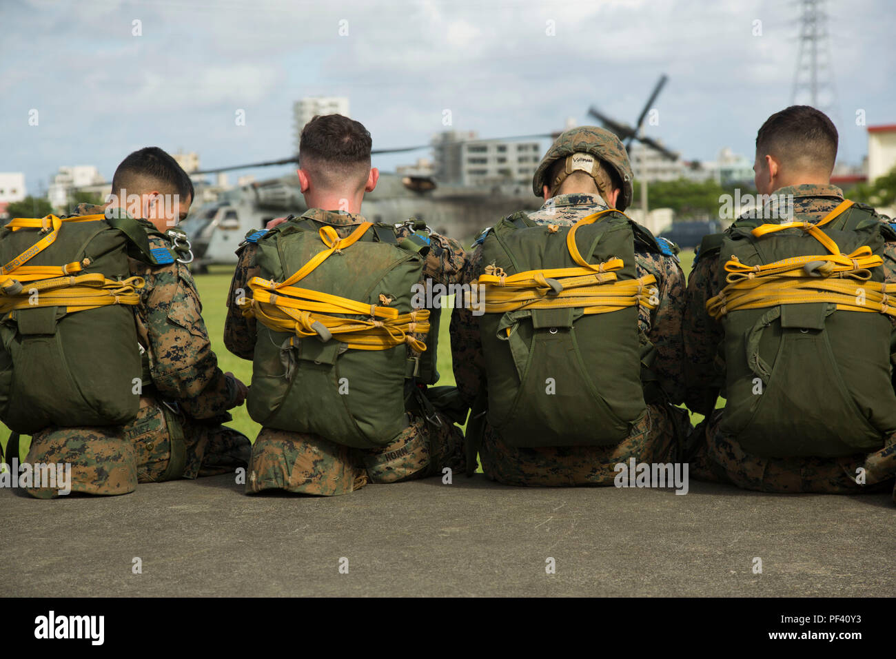 Marines with Landing Support Company, 3rd Transportation Support ...