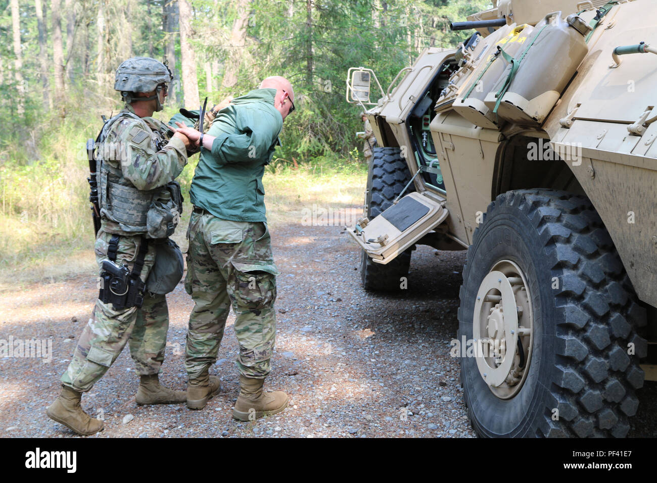 SPC Taylor Morris from 170th Military Police Company, 504th Military ...