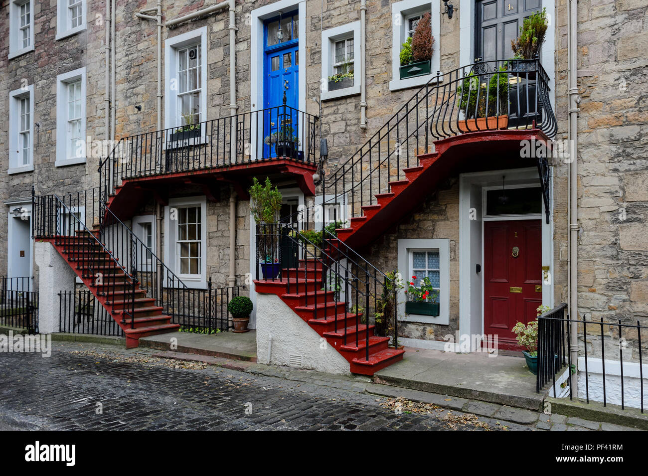 Houses in Edinburgh Stock Photo - Alamy