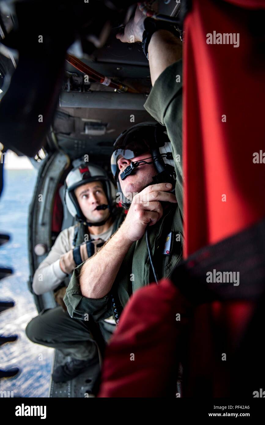 180809-N-JU894-0091 ATLANTIC OCEAN (Aug. 9, 2018) Naval Air Crewman ...