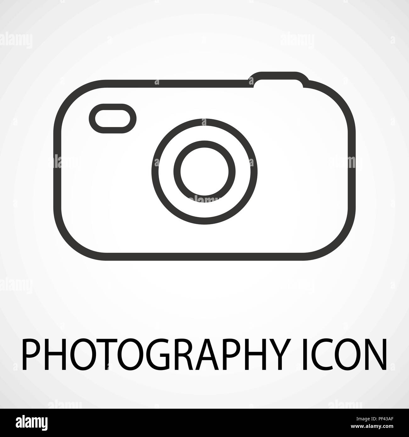Simple photo camera icon, vector Stock Vector Image & Art - Alamy
