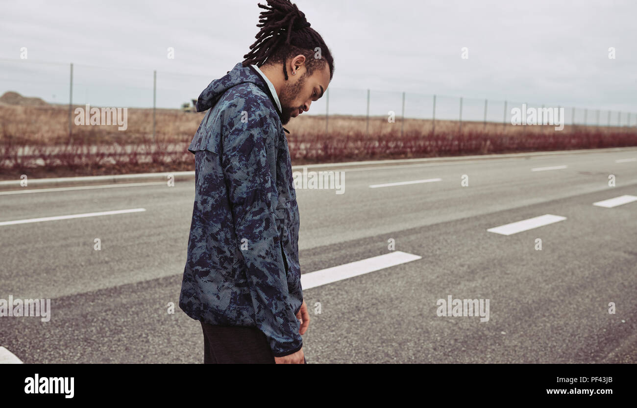 Exhausted runner road hi-res stock photography and images - Alamy