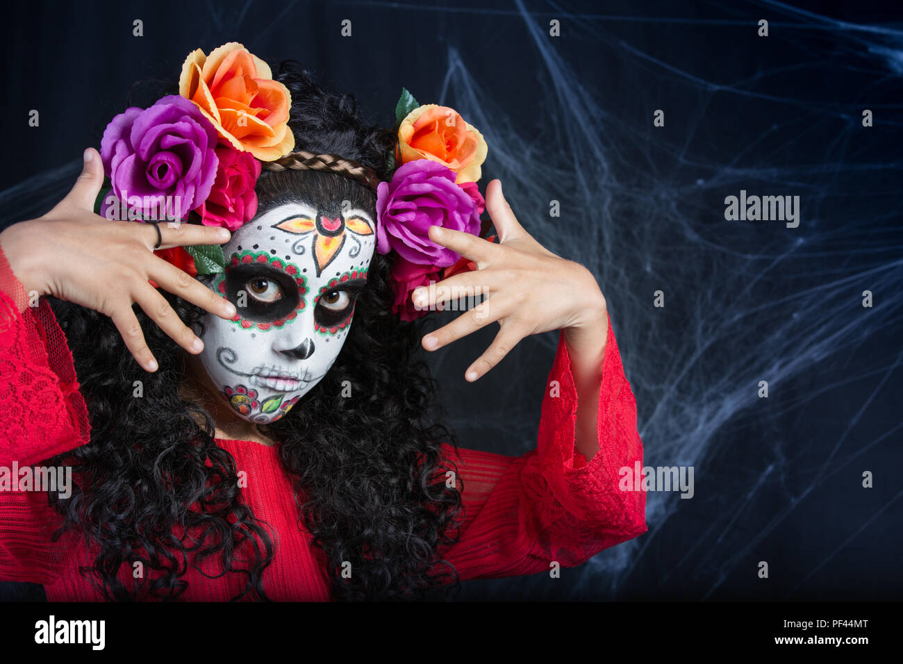 Day Of The Dead Skull Makeup For Girls
