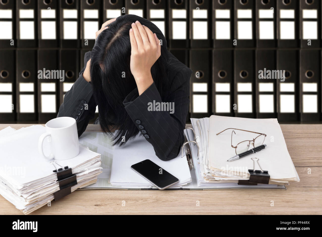Sitting stressed hi-res stock photography and images - Alamy