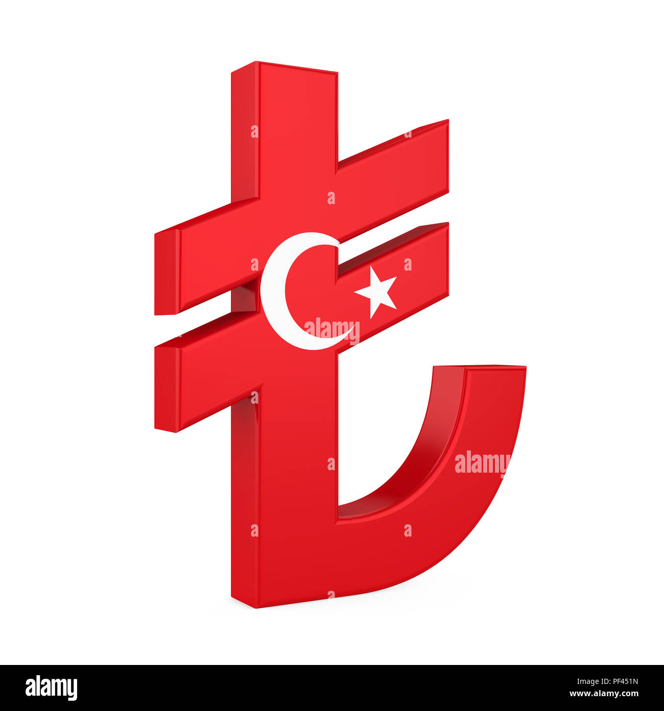 Turkish Lira Symbol Isolated Stock Photo - Alamy