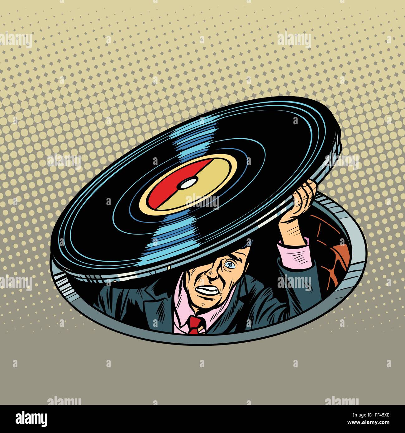 Music man Stock Vector Images - Alamy