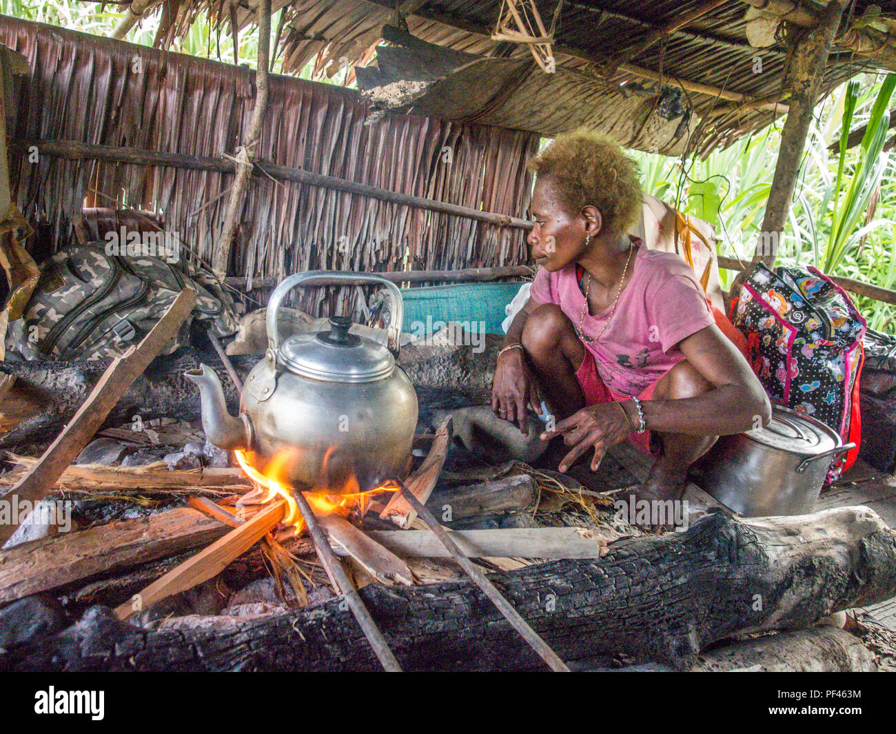 Korowai tribe, papua hi-res stock photography and images - Alamy