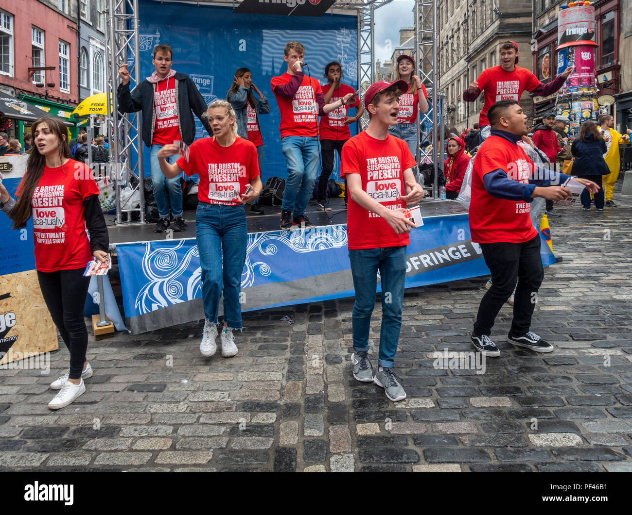 Young people of the Bristol Suspensions giving a preview of their a ...