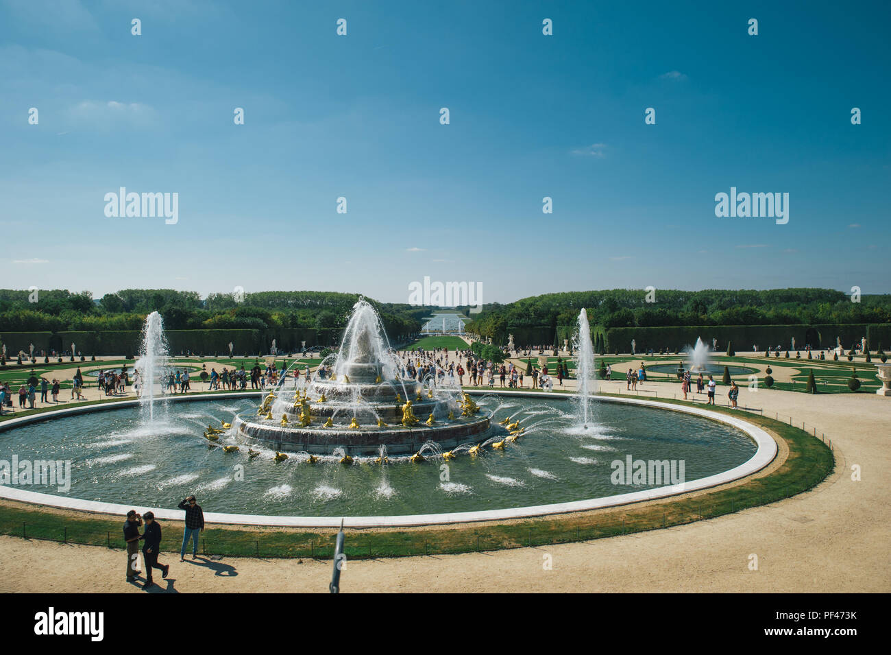 Royal gardens at the Versailles Palace in France Stock Photo - Alamy