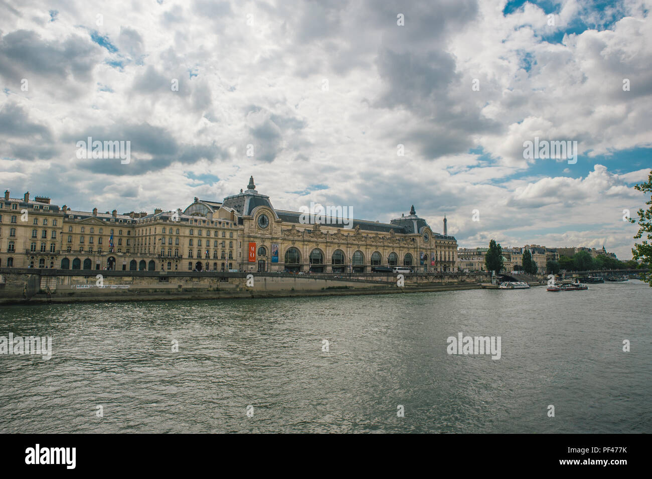 Seine River scene, Paris, France Stock Photo - Alamy