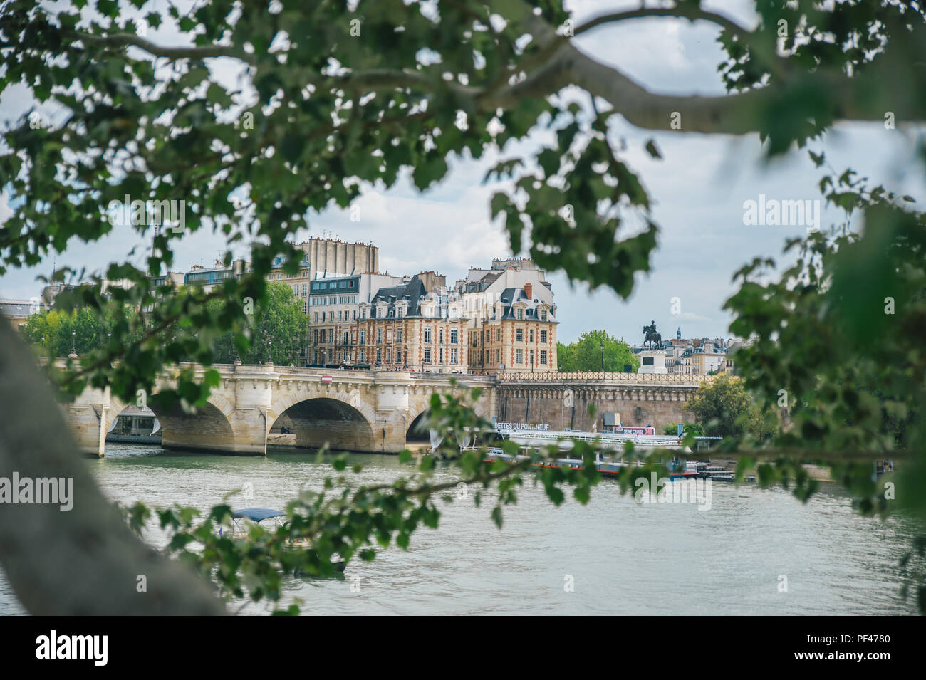 Seine River scene, Paris, France Stock Photo - Alamy