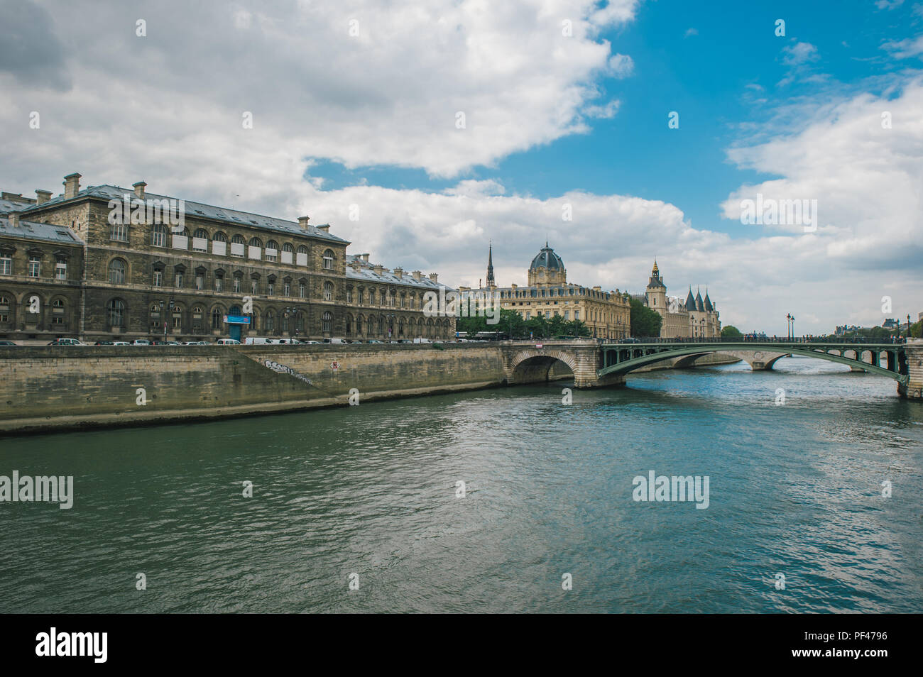 Seine River scene, Paris, France Stock Photo - Alamy