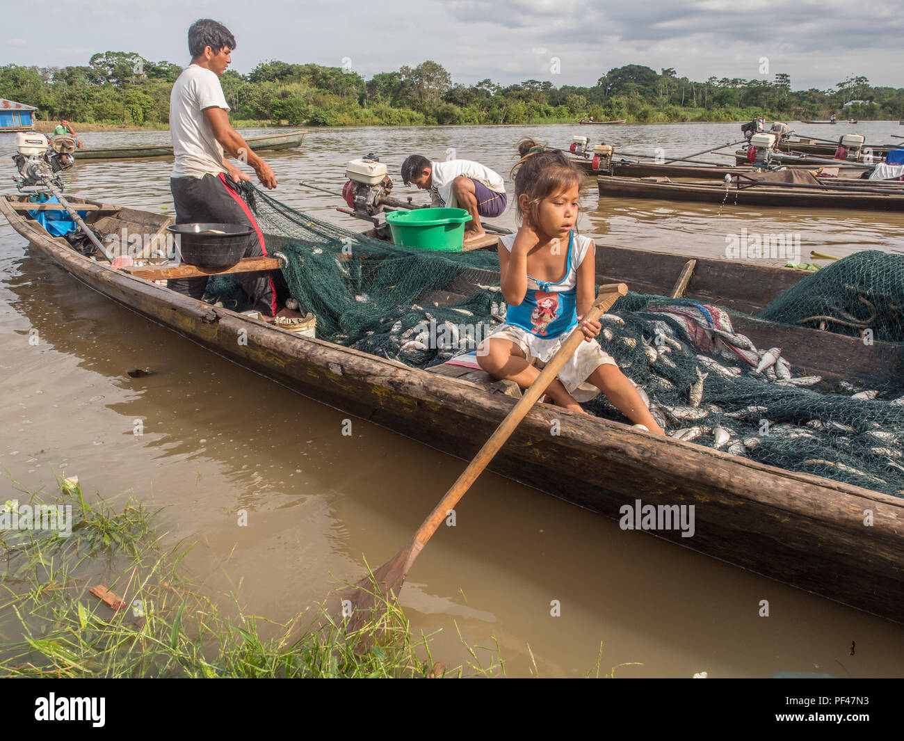 Amazon boat girl hi-res stock photography and images - Alamy