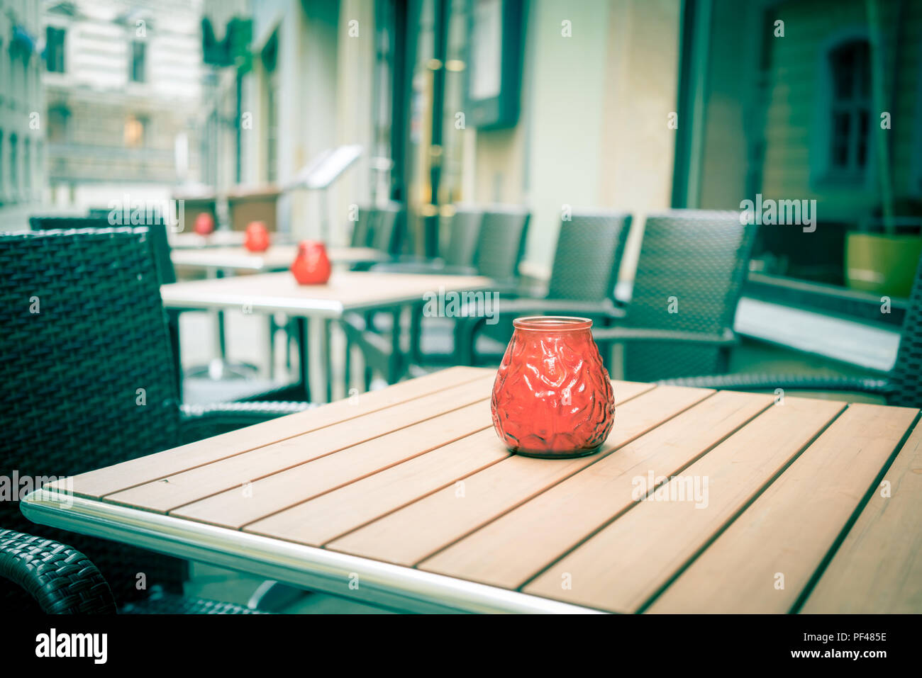 Cafe table european hi-res stock photography and images - Alamy