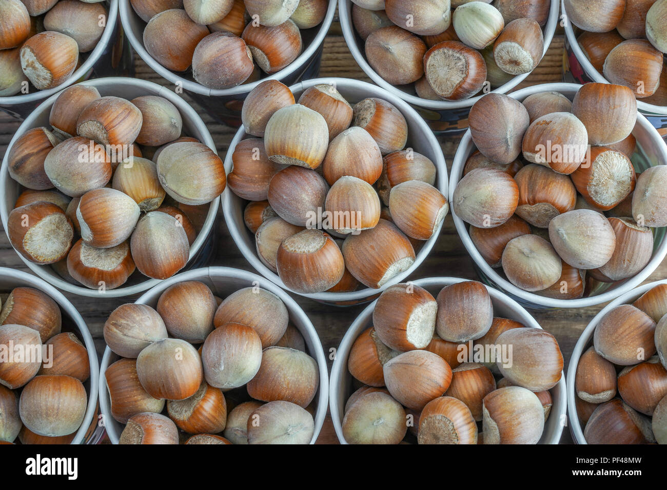 The chef in the pillars is listed for sale in the shop window Stock ...