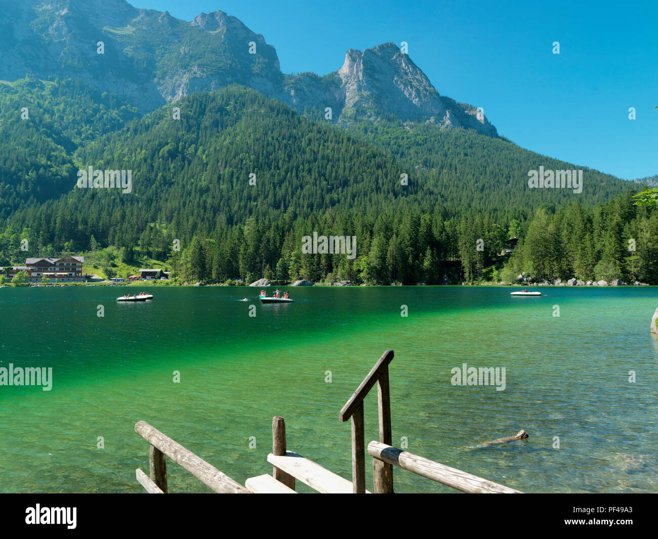 Hintersee, Ramsau, Berchtesgadener Land, Oberbayern, Bayern ...