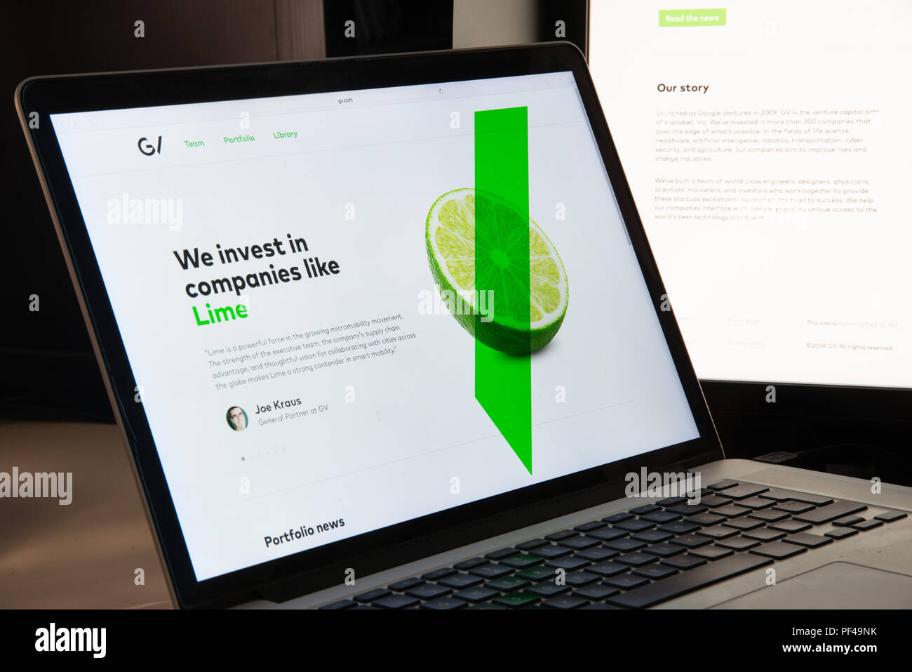 Milan, Italy - August 15, 2018: GV online banking website homepage. GV ...