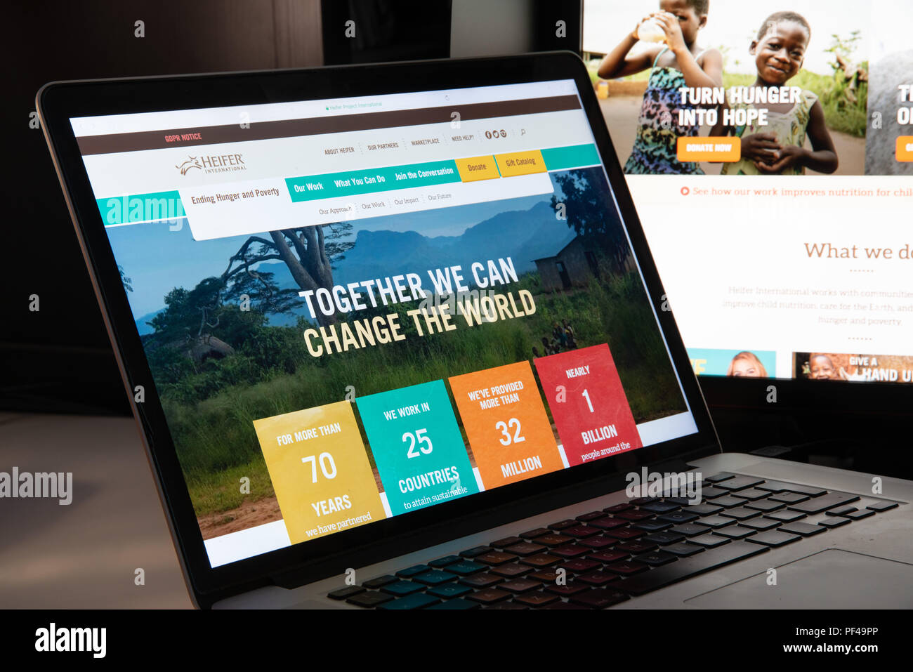 Heifer international logo hi-res stock photography and images - Alamy