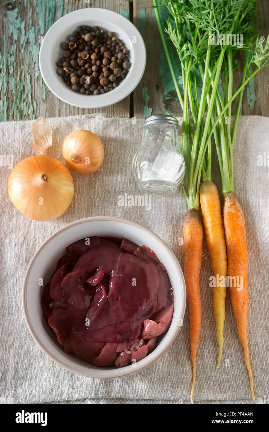 Rabbit liver hi-res stock photography and images - Alamy