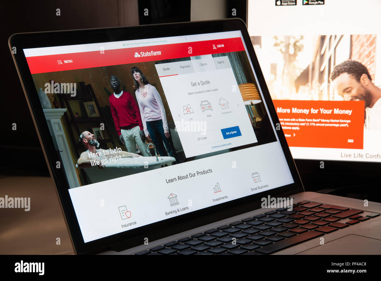 State farm logo hi-res stock photography and images - Alamy